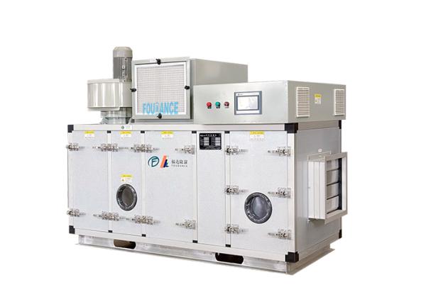 3000CMH Controllo PLC completamente automatico Dehumidificatore del rotore del dessicante industriale con HMI