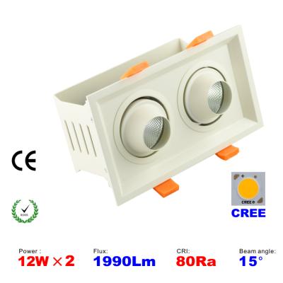 China Cree dimmable led grille light for sale