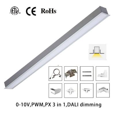 China 60w recessed led linear light for sale
