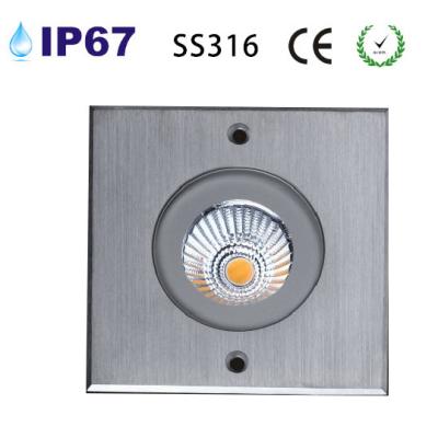 China SS316 10w COB led underground light for sale