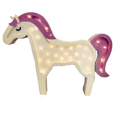 China Wooden led horse night light children light for sale