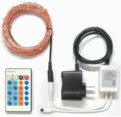 China Remote control RGB led copper wire string for sale