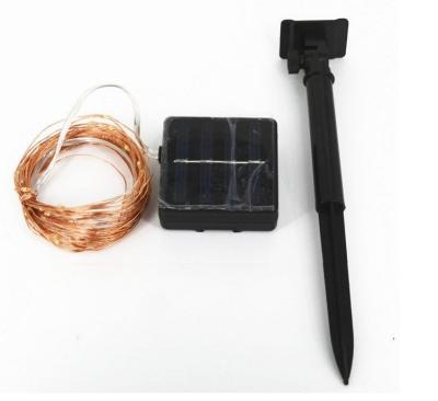 China Solar power IP65 led copper wire string for sale