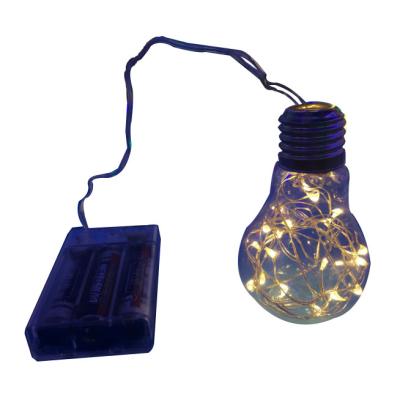 China Battery powered copper wire string PET bulb for sale