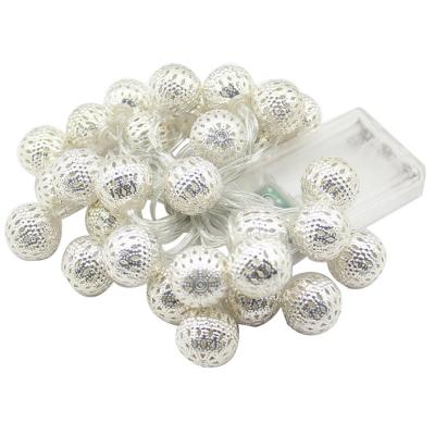 China Morocco steel ball battery powered led string for sale