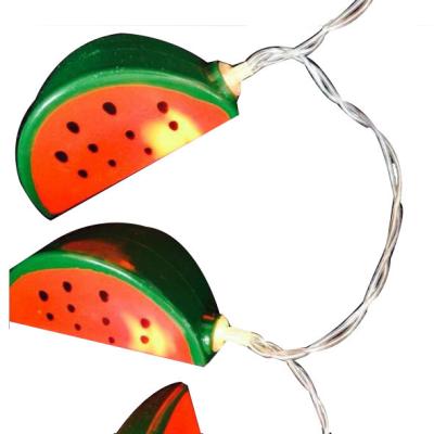 China Battery powered watermelon led fairy string hot summer string for sale