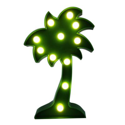 China Palm tree led marquee light decorative light for sale