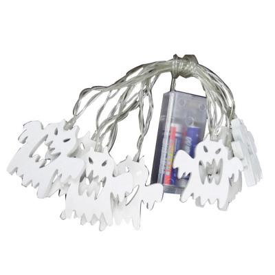 China Wooden ghost led fairy string halloween led decorative string for sale