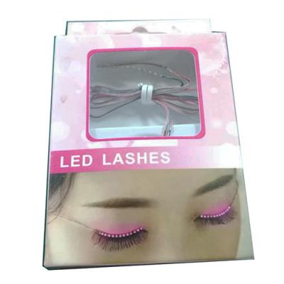 China Sound control led lashes led glowing false eyelashes Halloween Light Party Light for sale