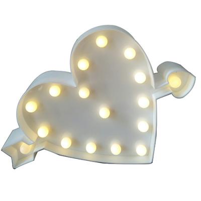 China Arrow heart led decorative lights wedding lights for sale
