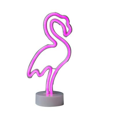 China Flamingo neon light flamingo shape light home decor lights for sale