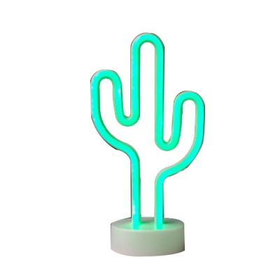 China Cactus neon light cactus shape light home decor lights for sale