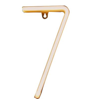 China Led neon number lights neon sign numbers for sale