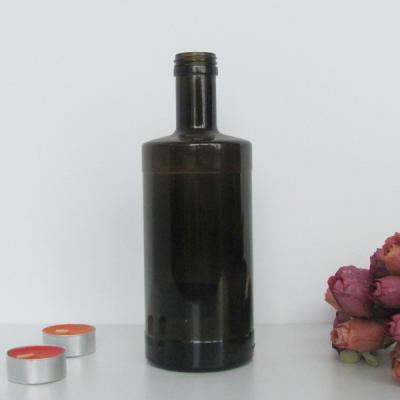 China Antique Green Glass Olive Oil Bottle for sale