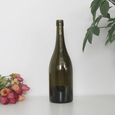 China burgundy 750ml wine glass bottle for sale