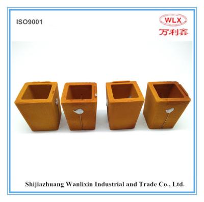 China Square cup/round cup/sample cup for CE-Meter in iron casting industry for sale