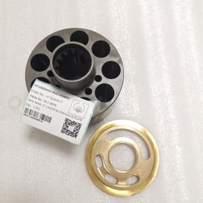 China Hyunsang Excavator Parts Cylinder Block Valve Plate 165-3839 1653839 For E312C 312D à venda