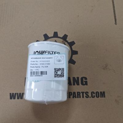 China Hyunsang Construction Equipment Drain Filter 31N8-01360 For HW140 R140LC-9 for sale