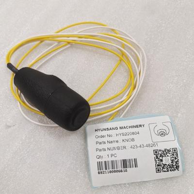 China Knob Switch Assembly 423-43-48261 4234348261 423-43-48260 4234348260 For WA500-6 for sale