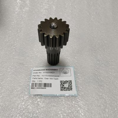 China Hyunsang Parts Excavator Gear 16th Teeth YV15V00005S006 YX32W00002S211 YB32W00001F1 For SK135SRLC-1E Machinery Parts for sale