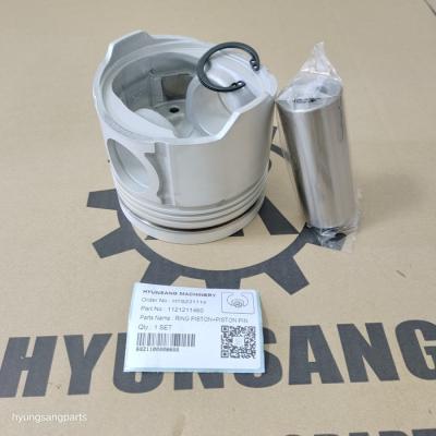 China Peças sobressalentes para escavadeiras Hyunsang Anel pistão + pin de pistão 1121211460 112-12-11460 Para ZX200LC-HHE ZX210-AMS ZX210-HCME à venda