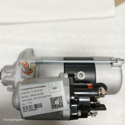 China Peças de escavadeira de rastreador Motor de arranque XKDE-00788 XKDE00788 Para R300LC9S R330LC9S à venda