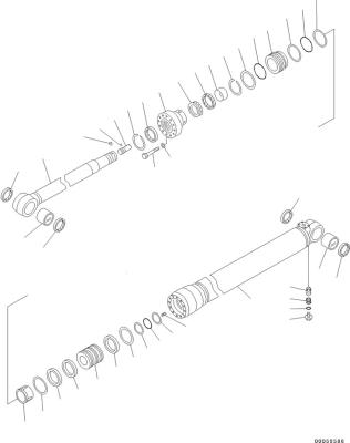 Cina Hyunsang Parts Dust Seal 07145-00070 0714500070 Per PC130-8 PC160LC-8 in vendita