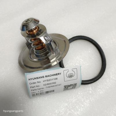 China Excavator Components Thermostat 02/800392 02800392 25/957202 for JS115 JS130 for sale