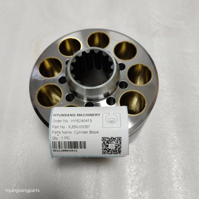 China Hyunsang Machinery Parts Cylinder Block XJBN-00067 For HW210, HX220L, HX220NL, HX235L, HX260L for sale