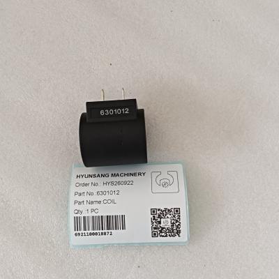 China Hyunsang Excavator Parts Solenoid Coil 6301012 For Series 08 80 88 98 for sale