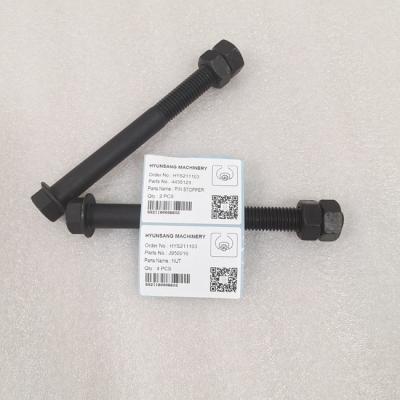 Cina Pezzi di ricambio Pin Stopper And Nut di estrazione mineraria 4435129 J950016 4409178 4450011 4084578 misure Hitachi ZX110 ZX110-E in vendita