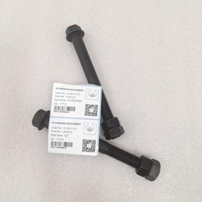 Cina Pezzi di ricambio Pin Stopper And Nut di estrazione mineraria 4435129 J950016 4409178 4450011 4084578 misure Hitachi ZX110 ZX110-E in vendita