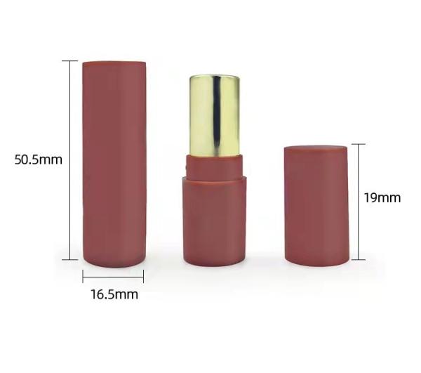 Quality Cosmetic empty pantone color lipstick tube refillable lip balm container for sale