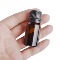 Quality 5ml 10ml 15ml 20ml 30ml 50ml 100ml 200ml amber essential oil bottle with Anti for sale