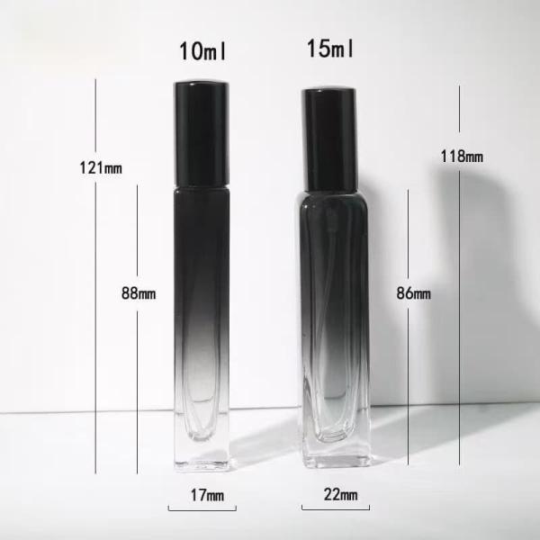 Quality Premium Gradient Square Glass Perfume decant Bottle- 3ml 5ml 10ml 15ml 20ml for sale