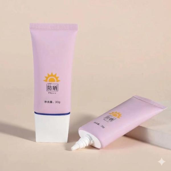 Quality High-Barrier 5-Layer PE Sunscreen Soft Tube with Precision Water Dropper Cap for sale