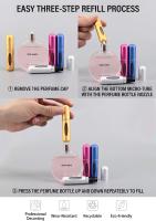 Quality 5ml Portable Bottom-Refill Perfume Atomizer – Leak-Proof Aluminum Travel Spray for sale