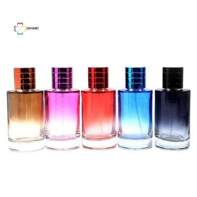 China Premium Gradient Glass Perfume Bottles with Fine Mist Sprayer (30ml, 50ml, 100ml) for sale