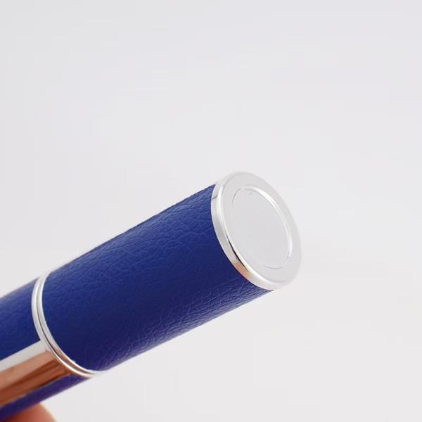 Quality Premium 10ml Leather Rotating Perfume Atomizer – Refillable Travel Spray Bottle for sale