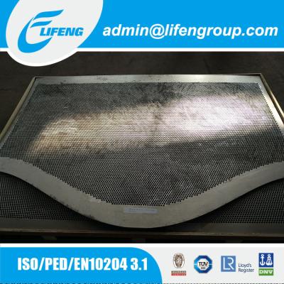 China 904L perforated plate for sale
