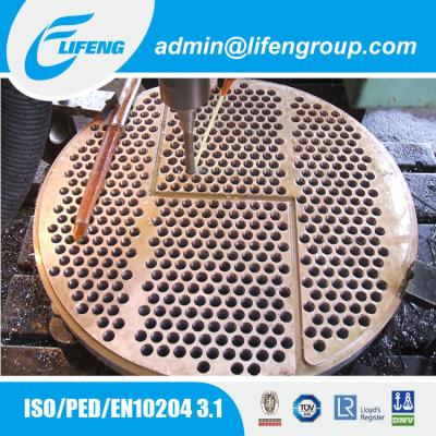 China copper tubesheet drilling tube disc for sale