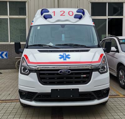 Cina Diesel 4×2 Nuova Ford Ambulance Medica Emergenza Ambulanza Bianca in vendita