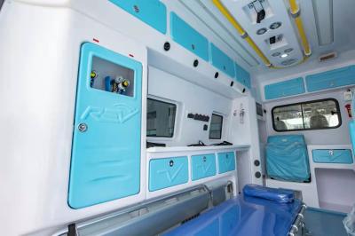 Cina Diesel 4×2 Nuova Ford Ambulance Medica Emergenza Ambulanza Bianca in vendita