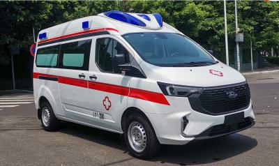 China Ford Transit Medical Emergency Ambulance 162HP 5 Speed for sale