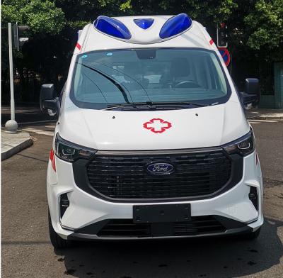 China Ford Transit Medical Emergency Ambulance 162HP 5 Speed for sale