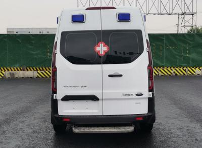 China Ford Transit Medical Ambulance Gasoline 8 Seats Ford Transit Box Ambulance for sale