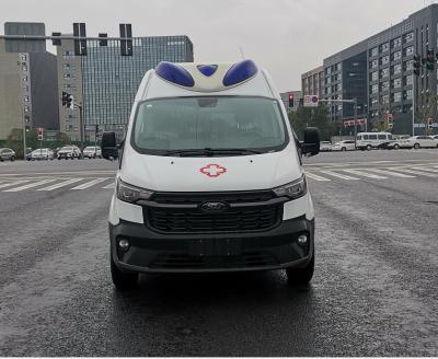 China Ford Transit Medical Ambulance Gasoline 8 Seats Ford Transit Box Ambulance for sale