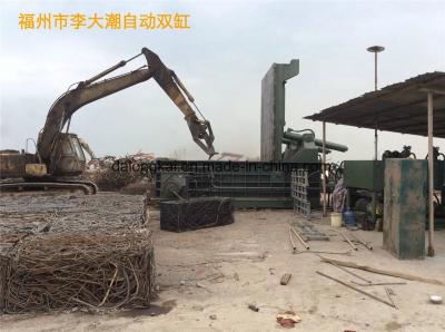 China Dalongkai Y81K-400 400 Ton Hydraulic Scrap Press Machine with 4000x3500x1300mm Press Box for Metal Recycling for sale
