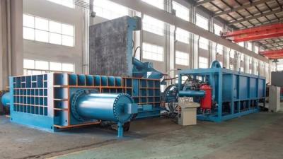 China Y81K-315 Hydraulic Scrap Press Machine with 3000*2500*1200mm Press Box and 600*600mm Bale Size for sale