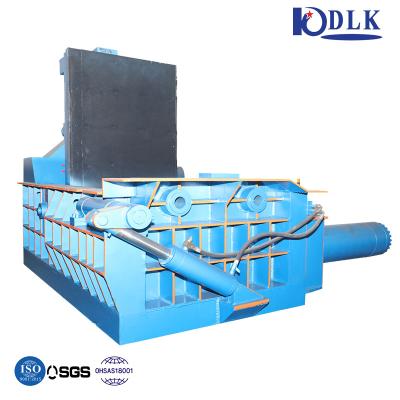 China Elektrische Schrottballermaschine für das horizontale Ballen 110 Sekunden Zykluszeit und elektrische Stromquelle zu verkaufen